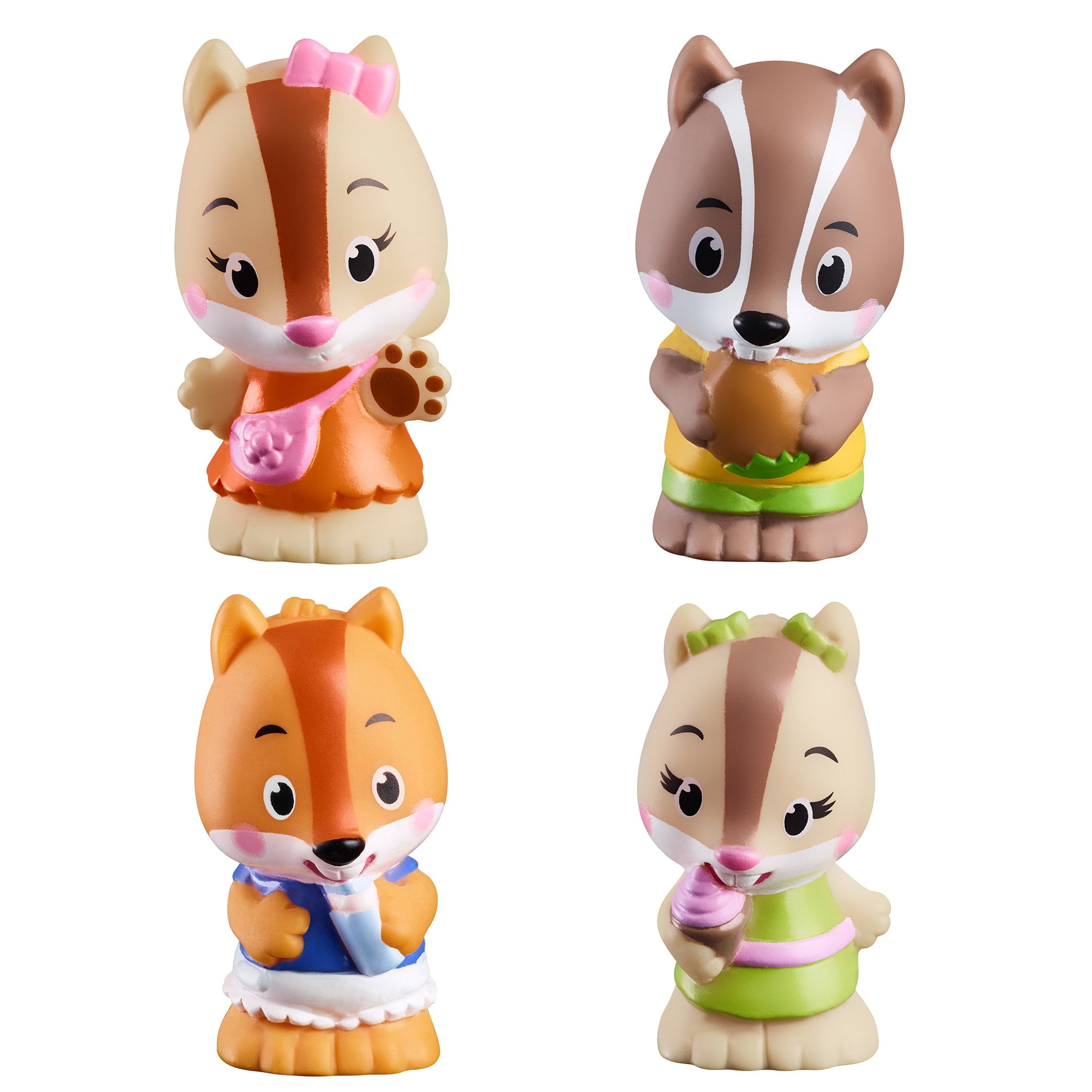 Timber Tots: Nutnut Family - 4 Character Set, Chipmunk Toy Figurines, 1 ...