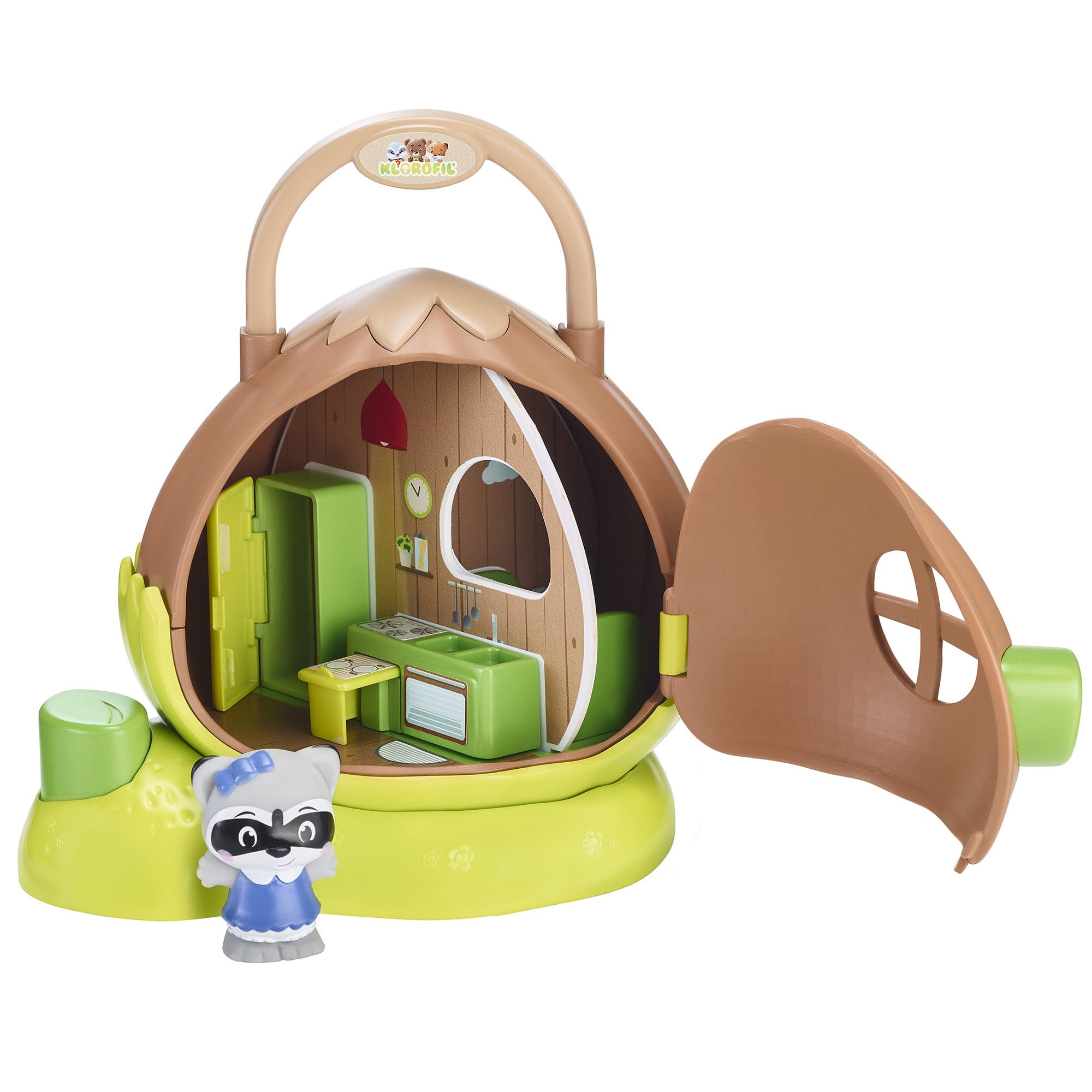 Timber Tots: The Hazelnut House - Portal Mini Home w/ Raccoon Animal ...