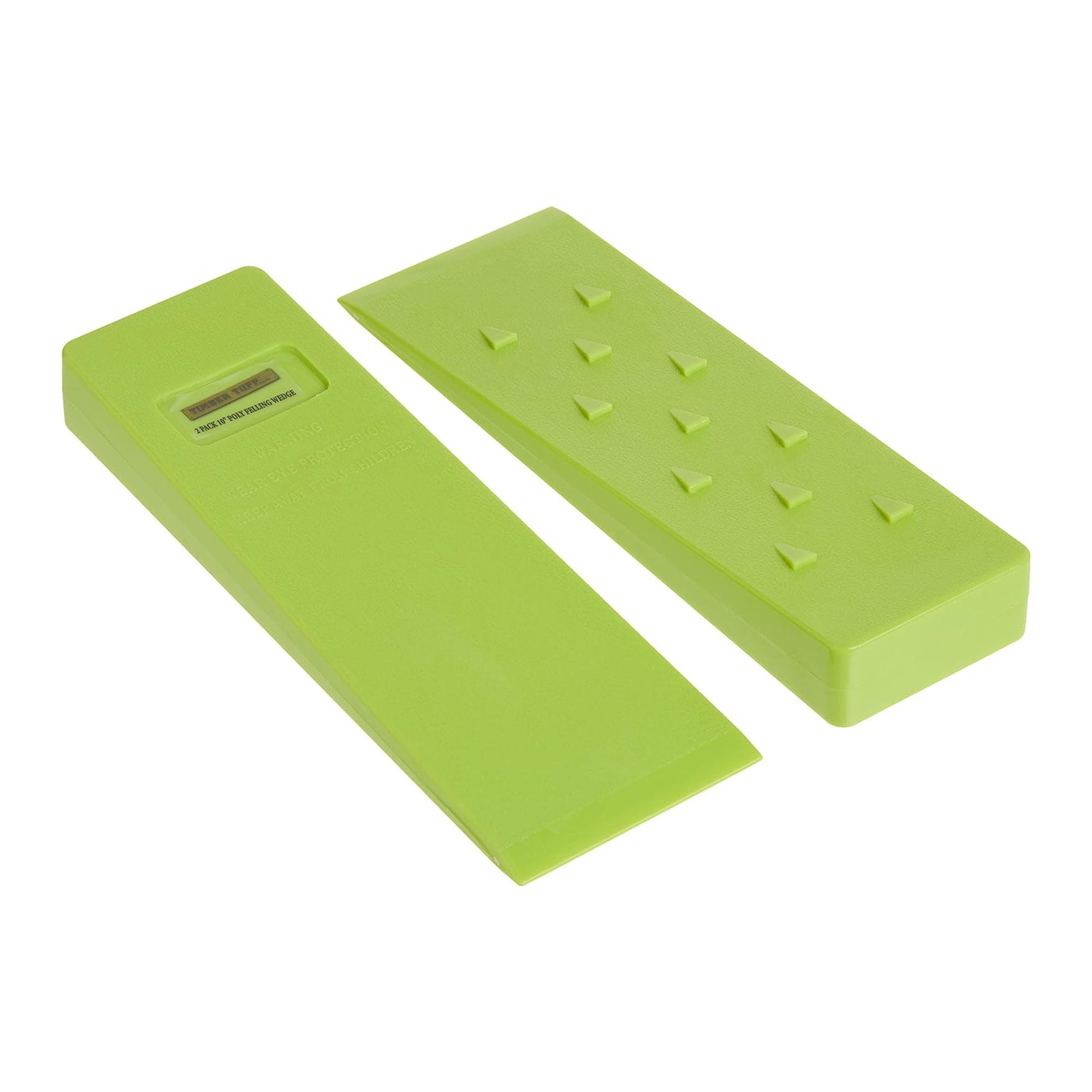 Timber Tuff 10 Inch Felling Wedge with Hi Vis Color and Grippers (2 ...