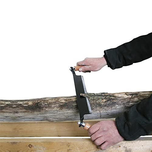Timber Tuff 13-Inch Straight Wood Blade Draw Shave Knife Log ...