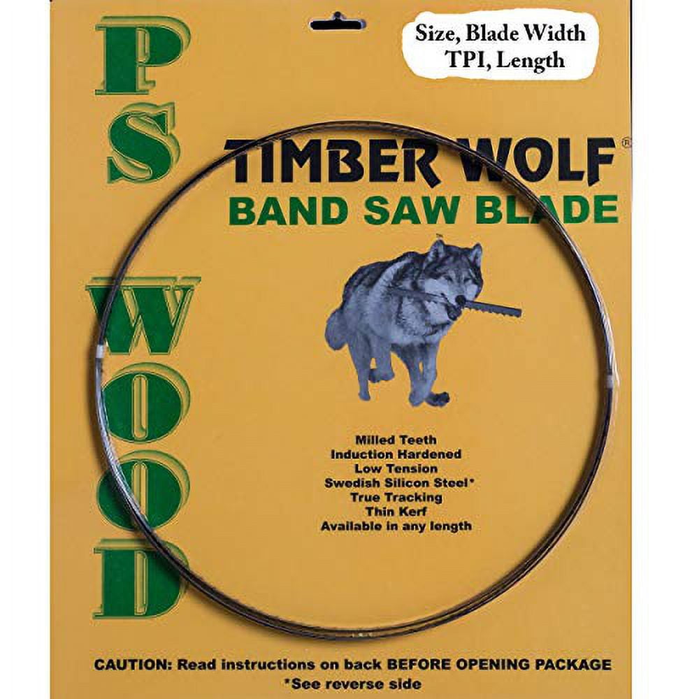 Timber Wolf - Band Saw Blade - 116" x 3/4" x 3 TPI x .025" - Walmart.com