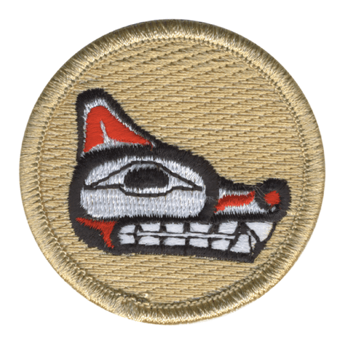 Timber Wolf Totem Scout Patrol Patch (Sew-on) - ClassB - Walmart.com
