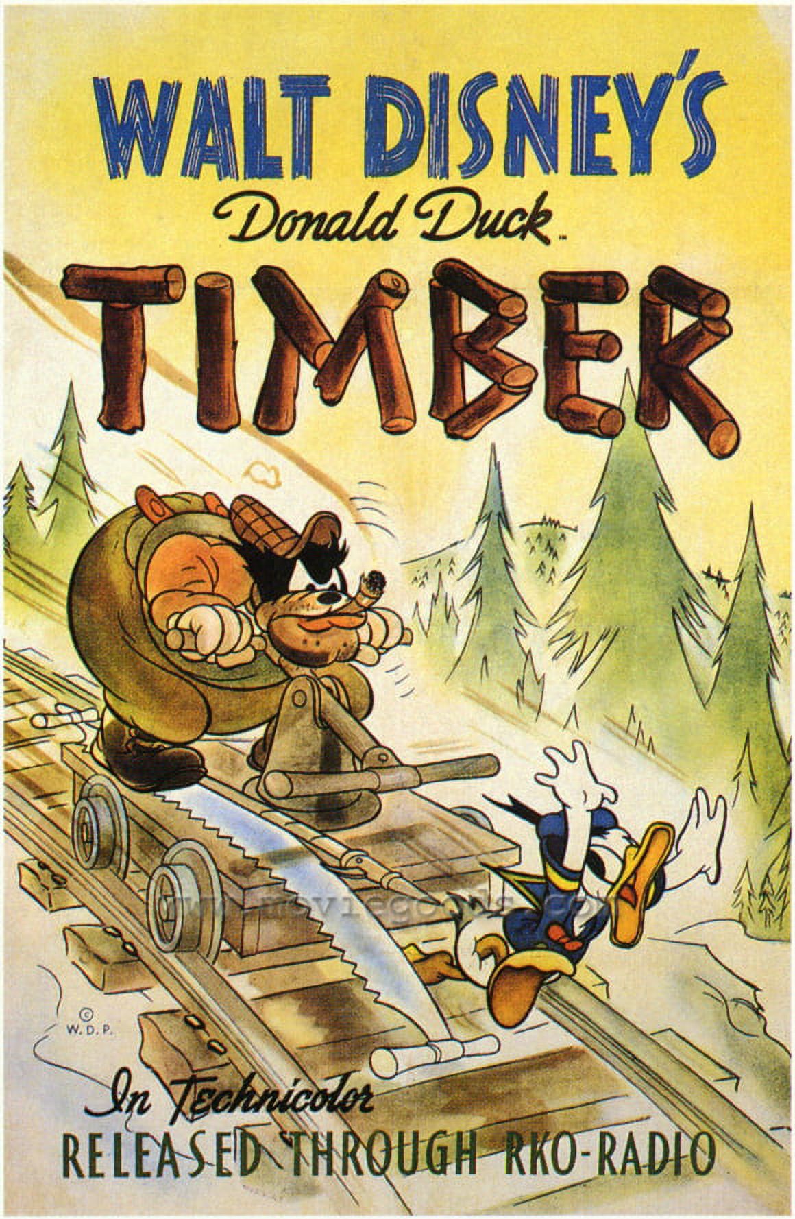 Timber - movie POSTER (Style A) (27" x 40") (1941) - Walmart.com