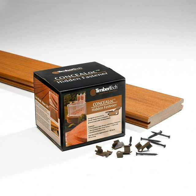 TimberTech CONCEALoc Stainless Steel Hidden Fastener Clips with Screws ...