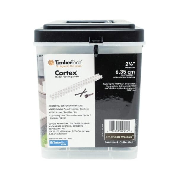TimberTech Collated Cortex Hidden Plug Fasteners – Walnut (100 sq/ft ...