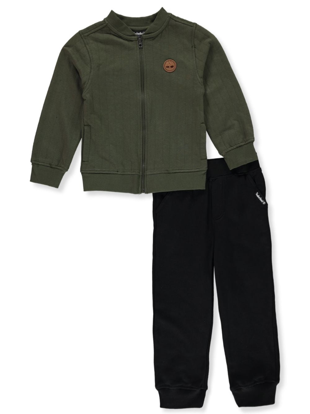 Timberland GREEN Toddler Boys Pinstripe Jacket and Joggers Set, 2-Piece ...