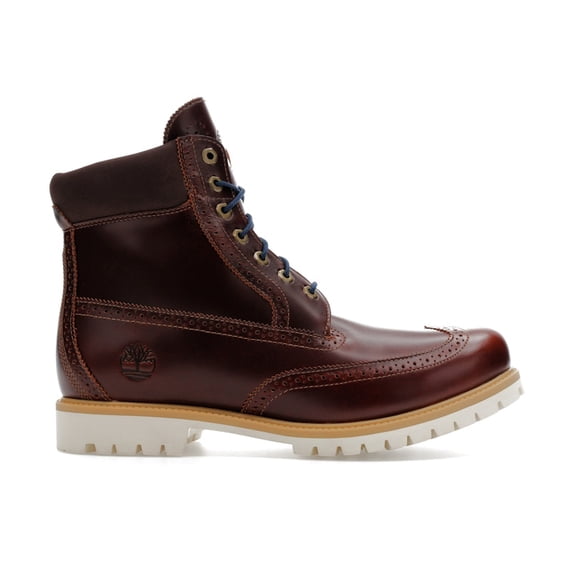 Timberland Men's 6" Premium Brogue Boot Medium Brown Wingtip, from ...