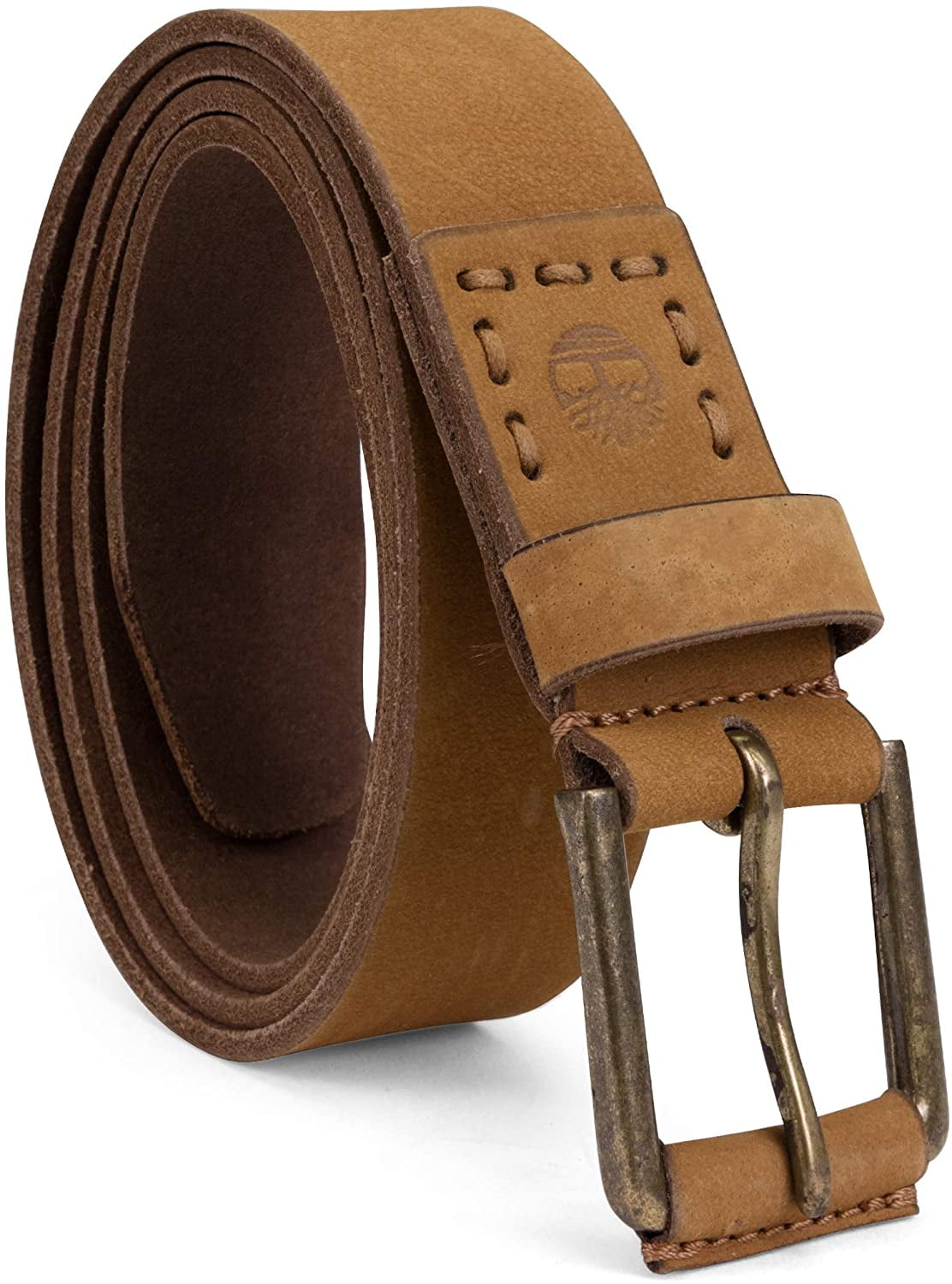 Timberland Men's Casual Leather Belt 38 Wheat - Walmart.com