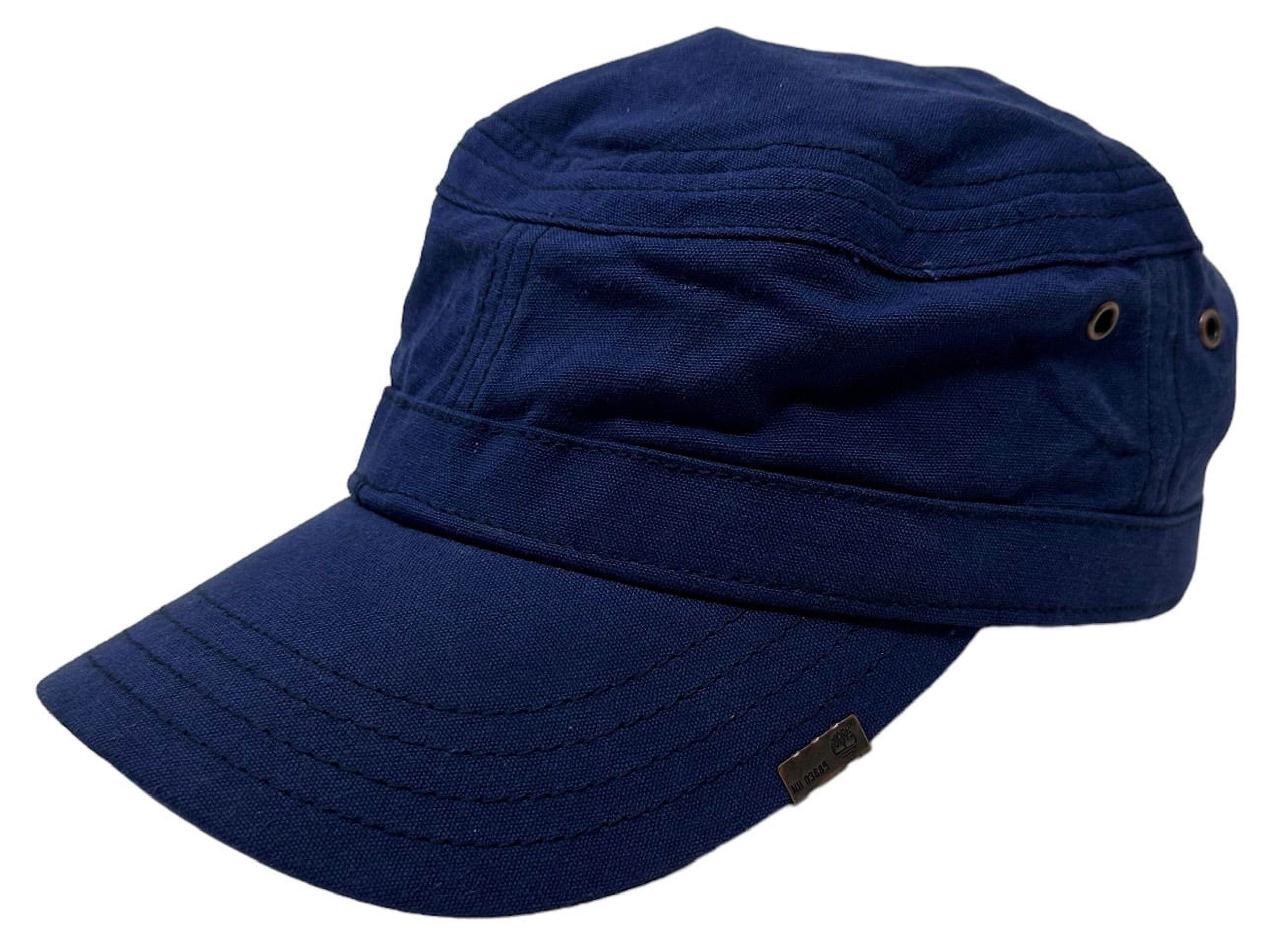 Timberland Men's Military Cadet Strapback Hat Cap in Indigo Blue ...