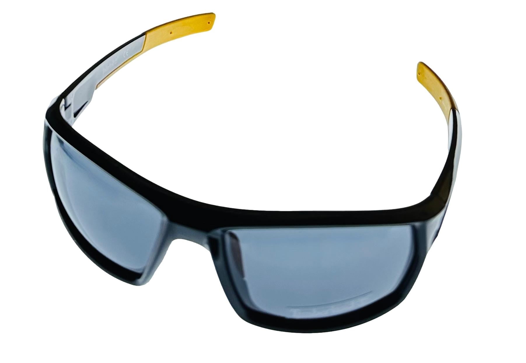 Timberland Mens Rectangle Shiny Black Plastic Sunglass, Smoke Lens ...