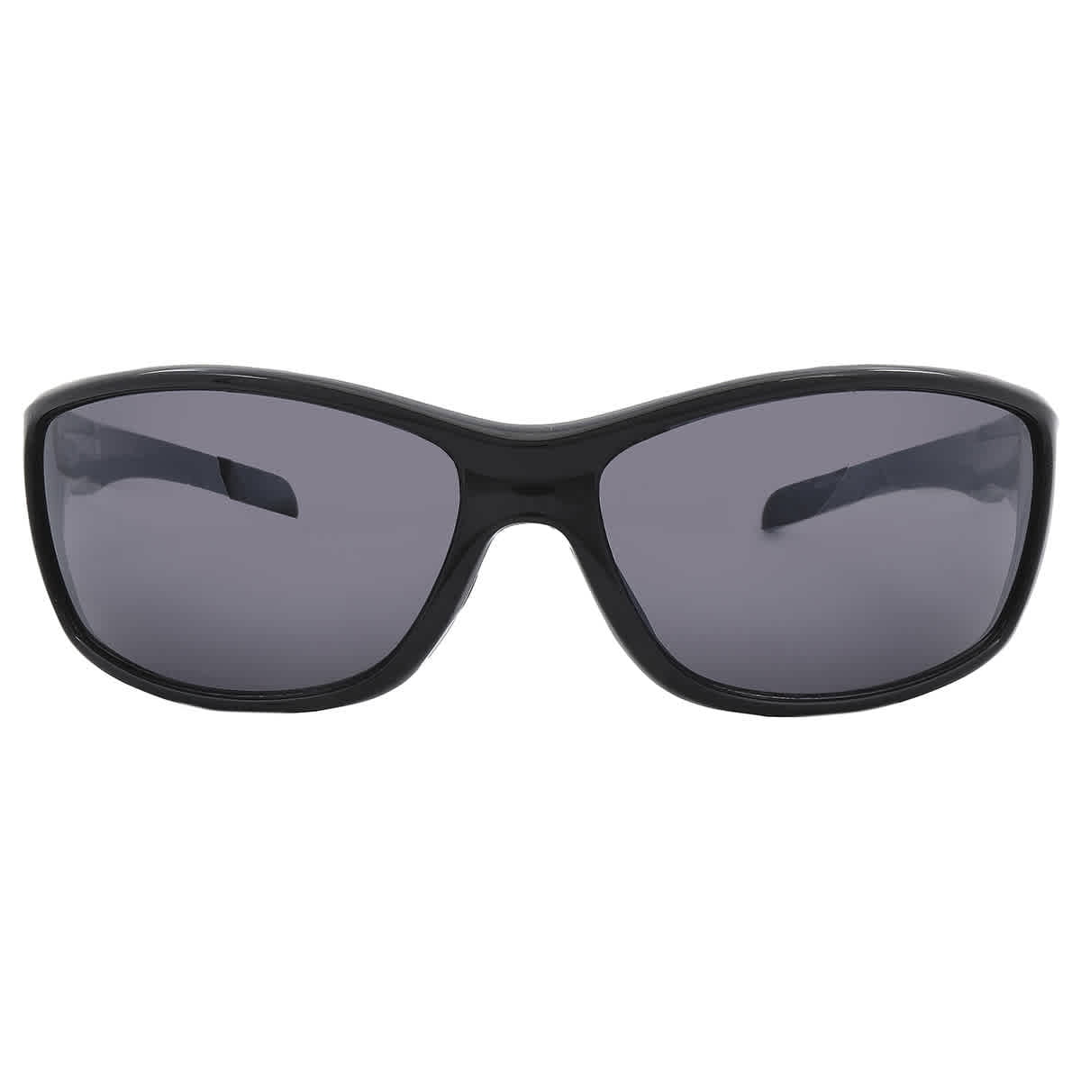 Timberland Mens Sunglass Shiny Black Rectangle Plastic Flash Lens