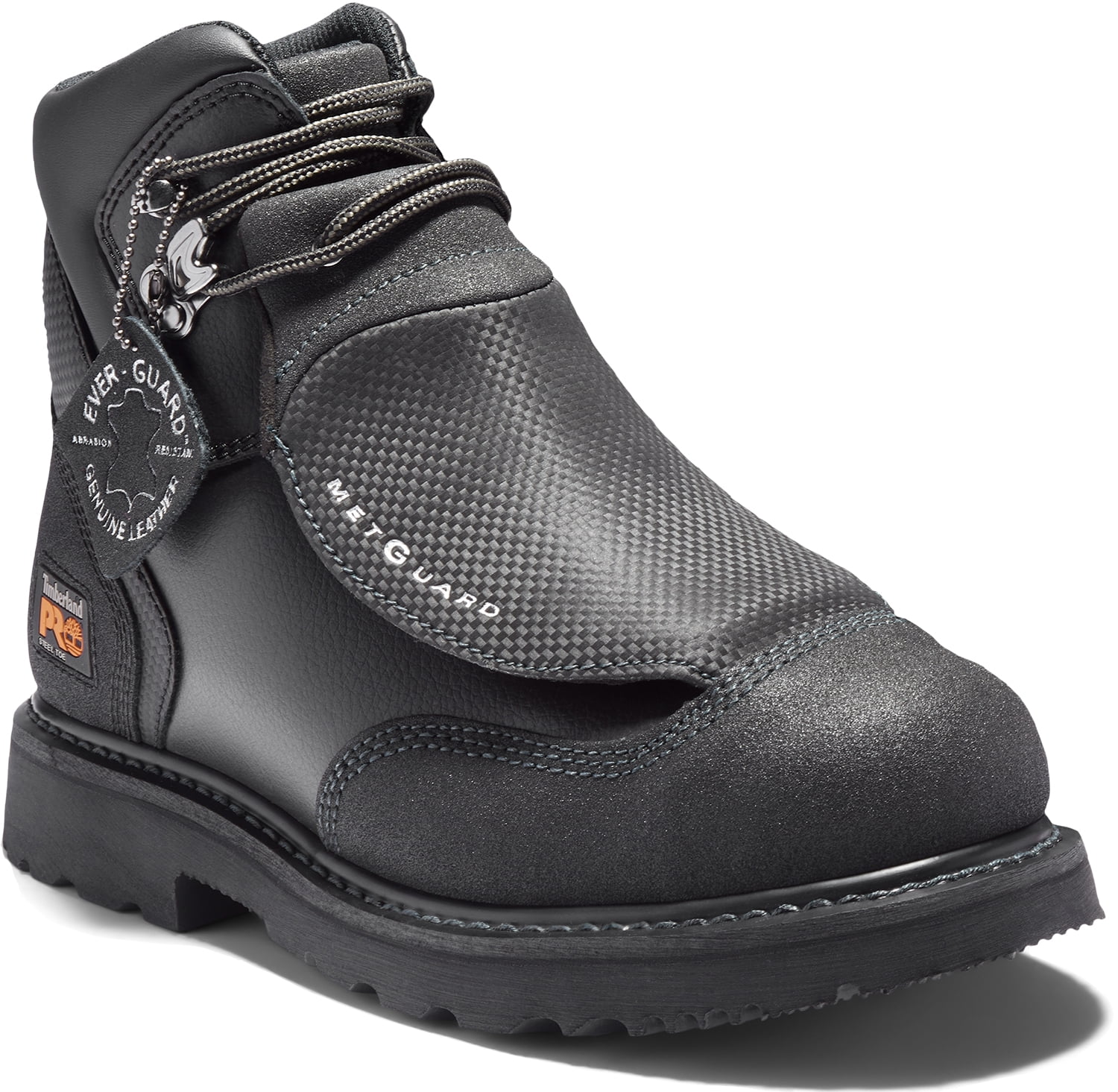 Timberland PRO Black, Men's, Steel Toe, Met Guard, EH, 6 Inch Work Boot ...