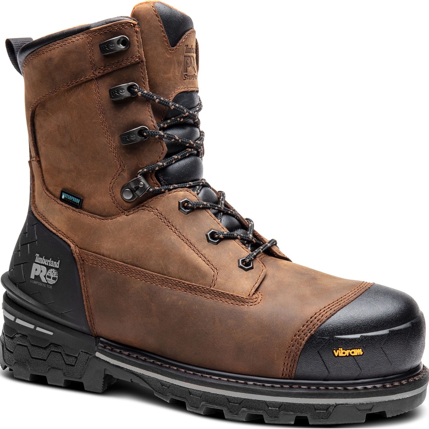 Timberland PRO Boondock HD Men's 8-inch Composite Toe Waterproof Logger ...