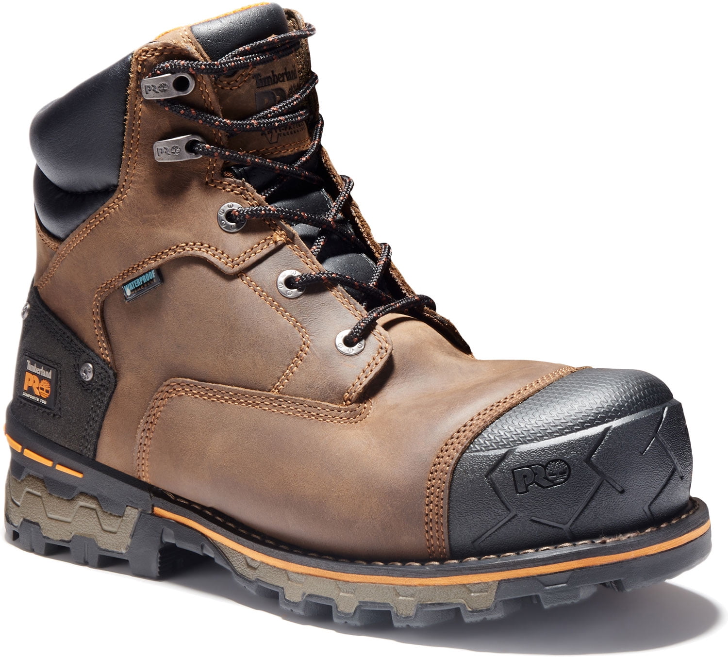 Timberland PRO Boondock, Men's, Brown, Comp Toe, EH, 6 Inch Boot (8.5 M ...