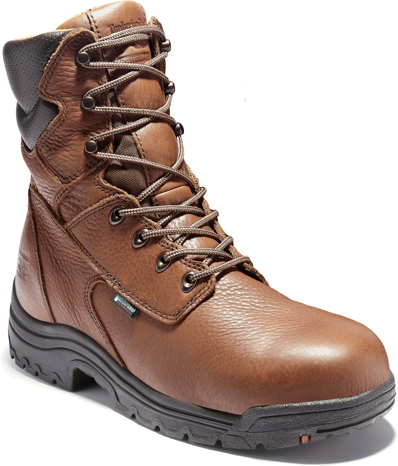 Timberland PRO Brown, Men's, TiTAN Alloy Toe, EH, Waterpoof, 8 Inch ...