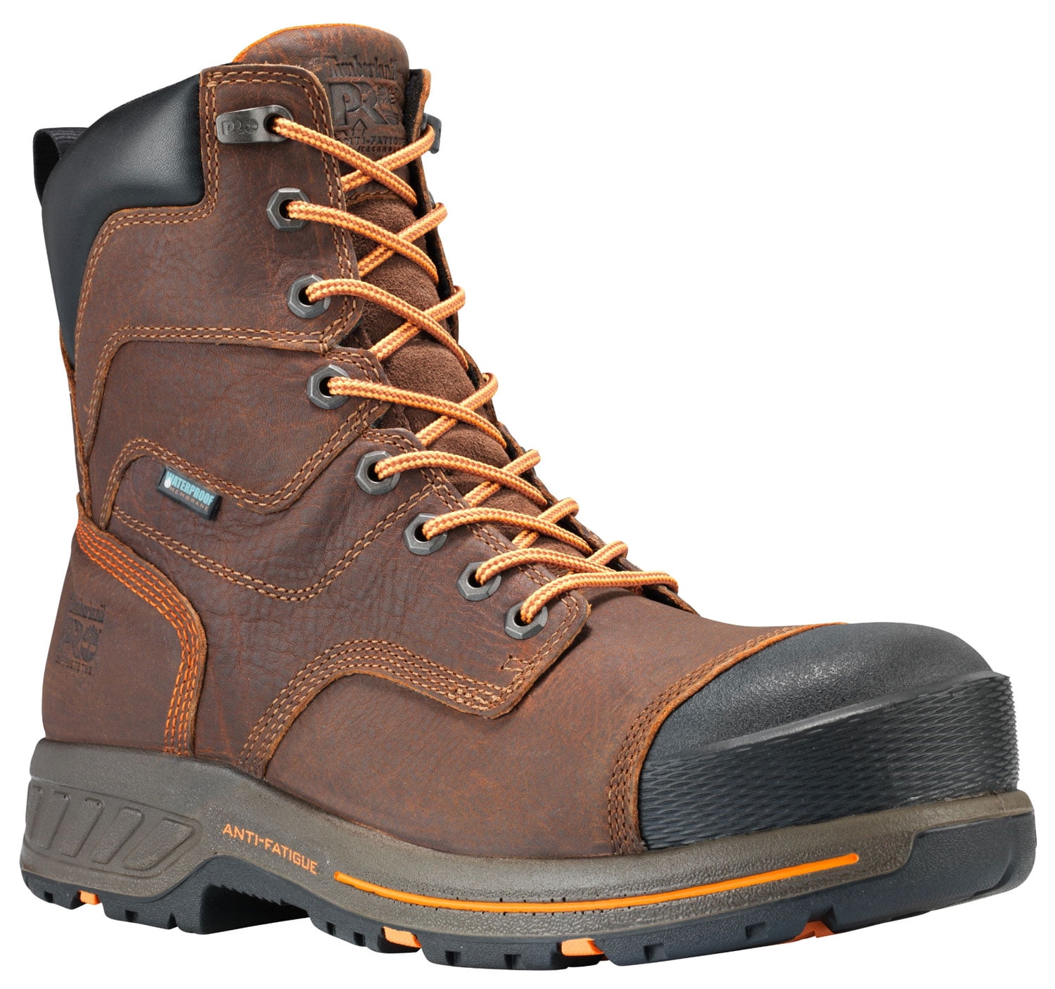 Timberland PRO Helix, Men's, Brown, Comp Toe, EH, WP, 8 Inch Boot (9.5 ...