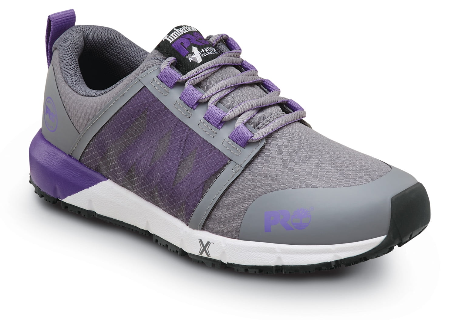 Timberland PRO Radius, Women's, Steel Grey/Royal Purple, Soft Toe, EH ...