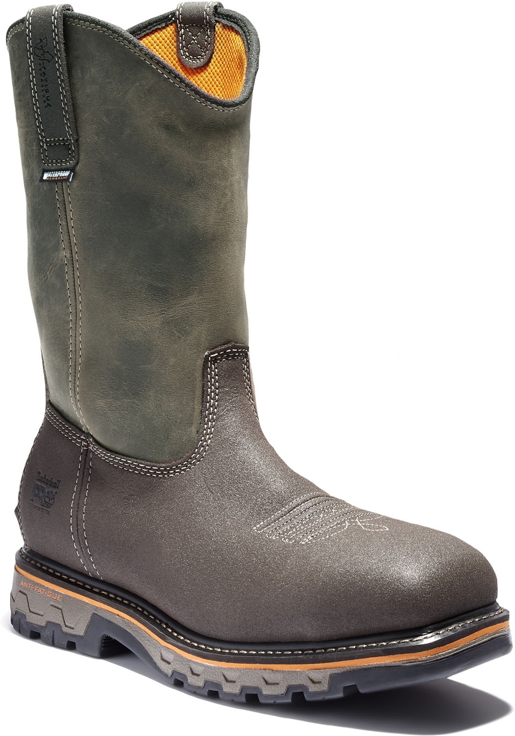 Timberland PRO True Grit, Men's, Brown, Comp Toe, EH, WP, Pull On Boot ...