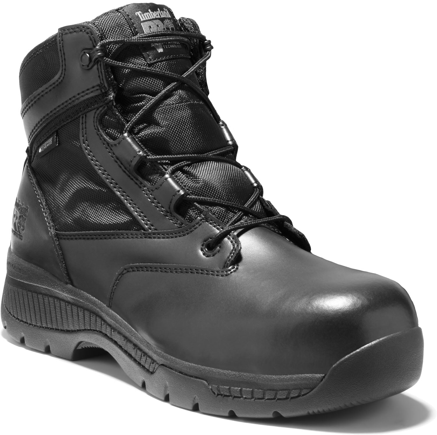Timberland PRO Valor, Men's, Black, Comp Toe, EH, WP, 6 Inch, Uniform ...