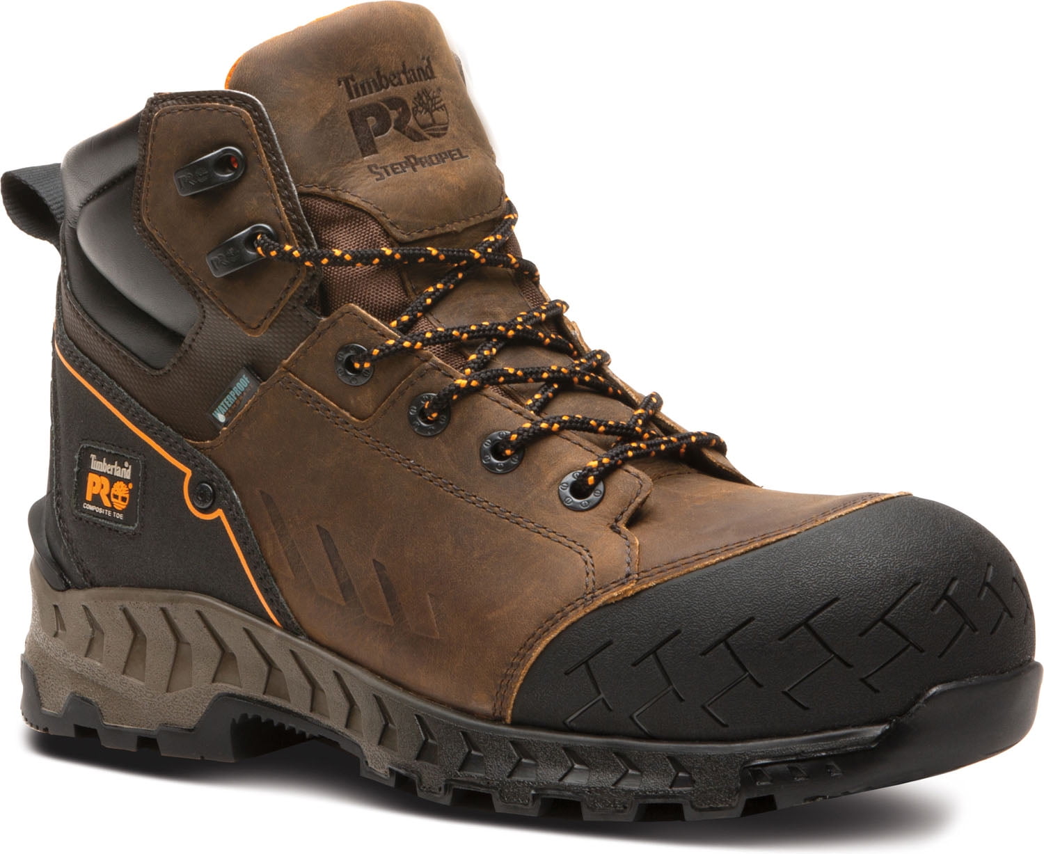 Timberland PRO Work Summit, Men's, Brown, Comp Toe, EH, WP, 6 Inch Boot ...