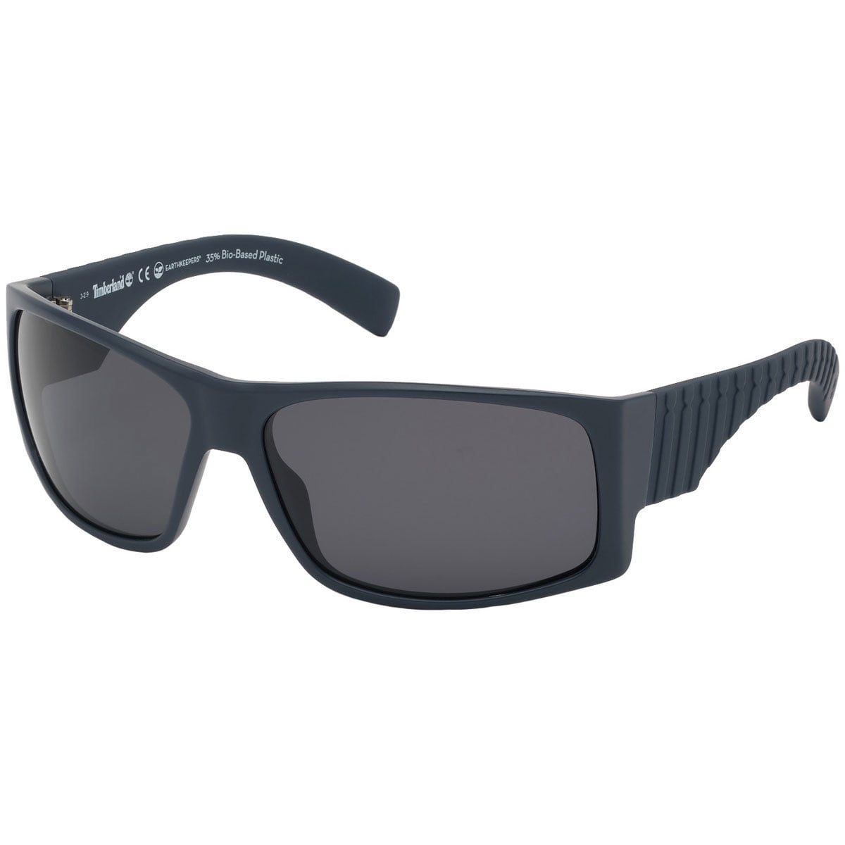 Timberland Polarized Smoke Rectangular Men's Sunglasses TB9215 91D 68 ...