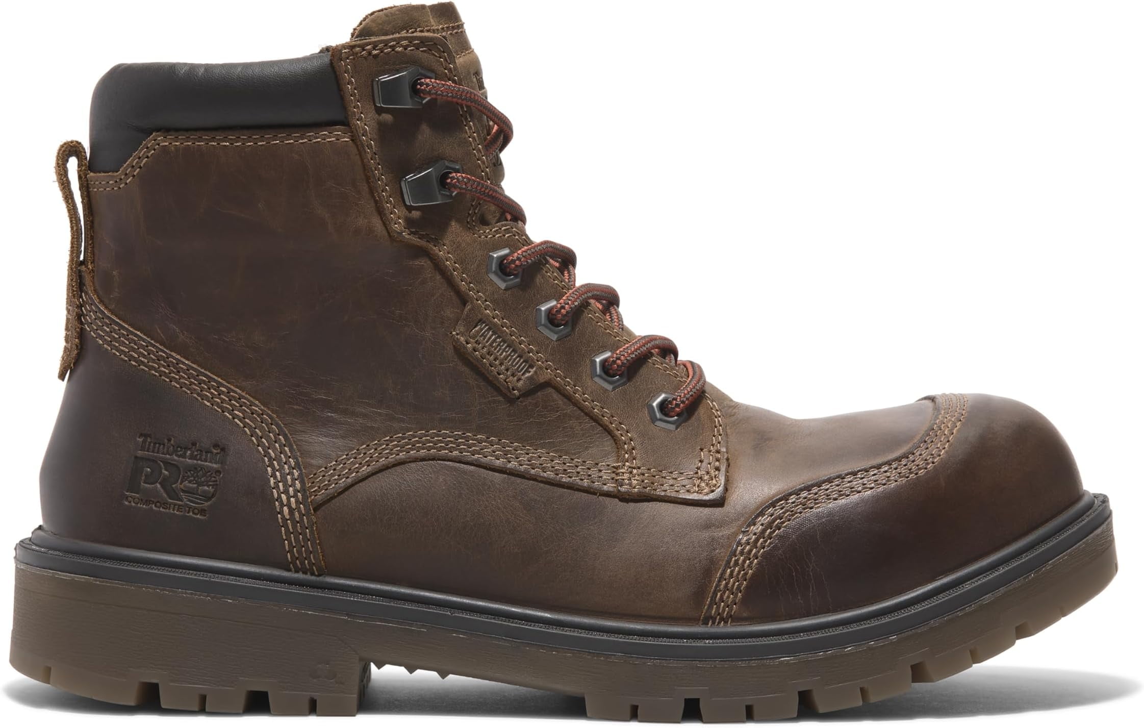 Timberland Pro Whitman 6-Inch Comp Toe WP Workboot, Brown Cooper, Size ...