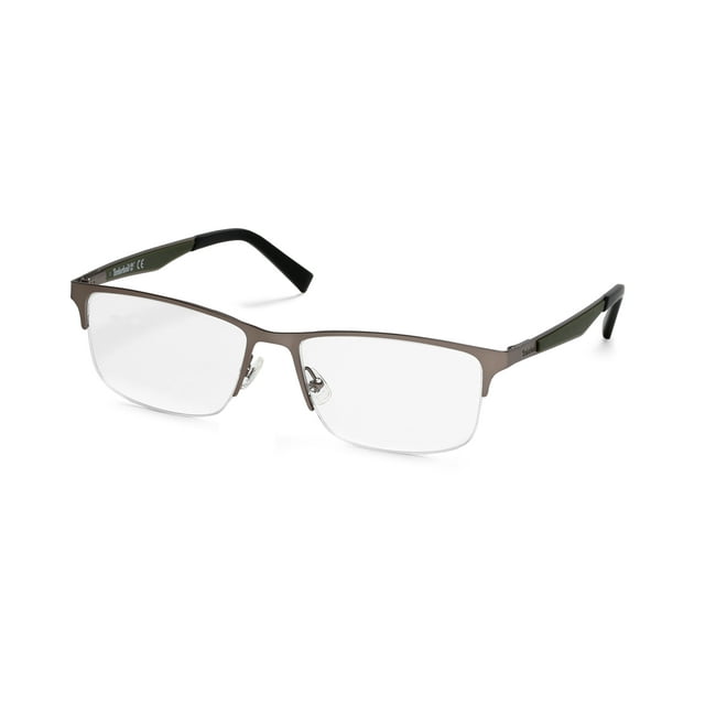 Timberland Semi Rimless Eyeglass Frames, TB1811-1, Gunmetal - Walmart.com