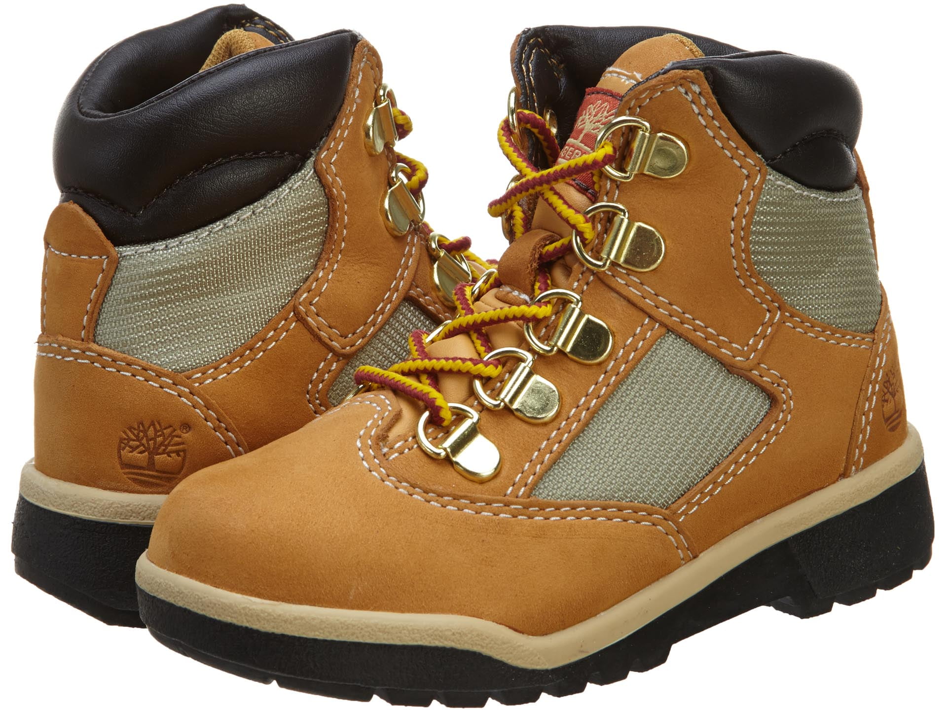 Timberland TB044893 Toddler's Wheat Nubuck Leather 6 Inch Field Boots ...