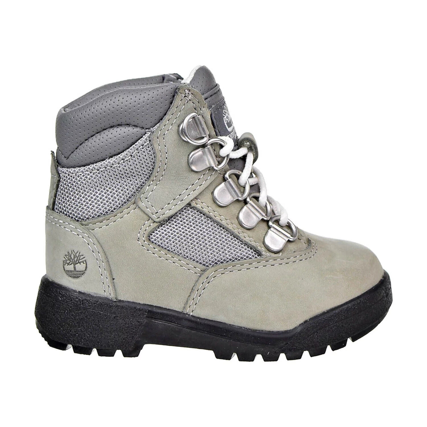 Timberland TB0A1LVE Toddler Boys Light Gray & Black 6 Inch Field Boots ...