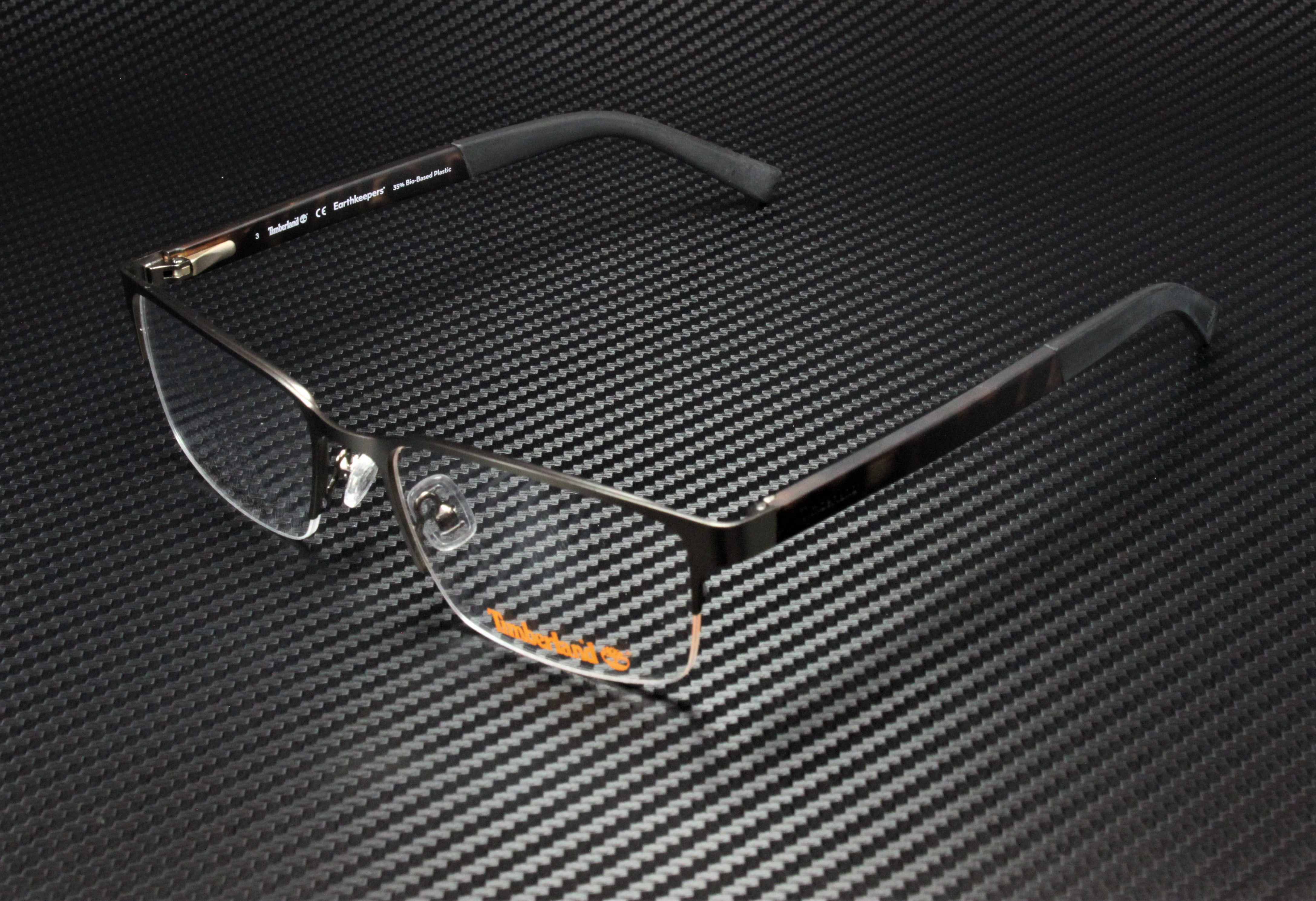 Timberland Demo Rectangular Men's Eyeglasses TB1585 009 58 - Walmart.com