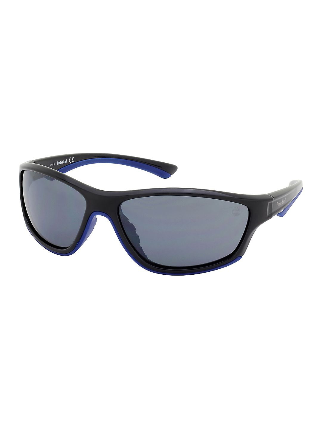 Timberland Tb9045 01d Shiny Black Smoke Polarized Injected 63mm Mens