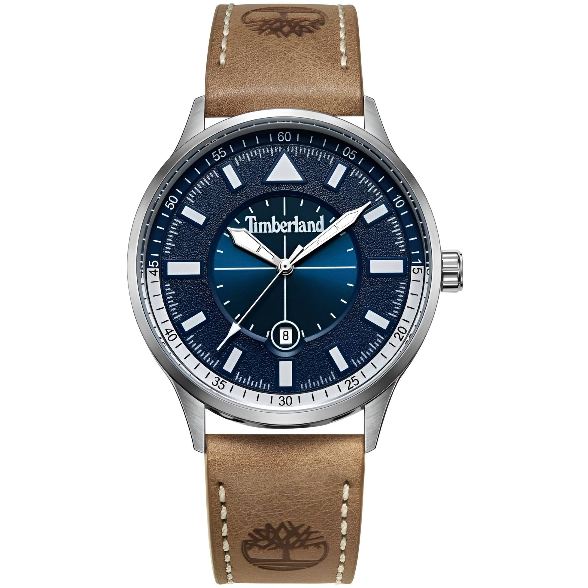Timberland TDWGB2181501 Men's Classic Blue Dial Strap Date Watch ...