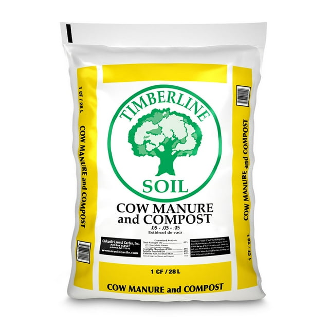 Timberline Cow Manure & Compost Soil, 40lb. - Walmart Business Supplies