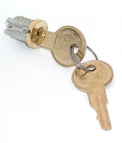 Timberline Lock Plug Brass Keyed Alike Key Number 100 (4) - Walmart.com