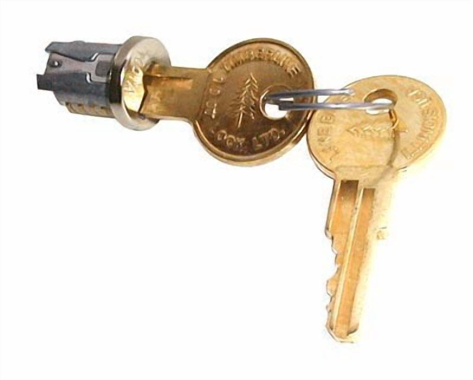 Timberline Lock Plug Nickel Keyed Alike Key Number 100 (4) - Walmart.com
