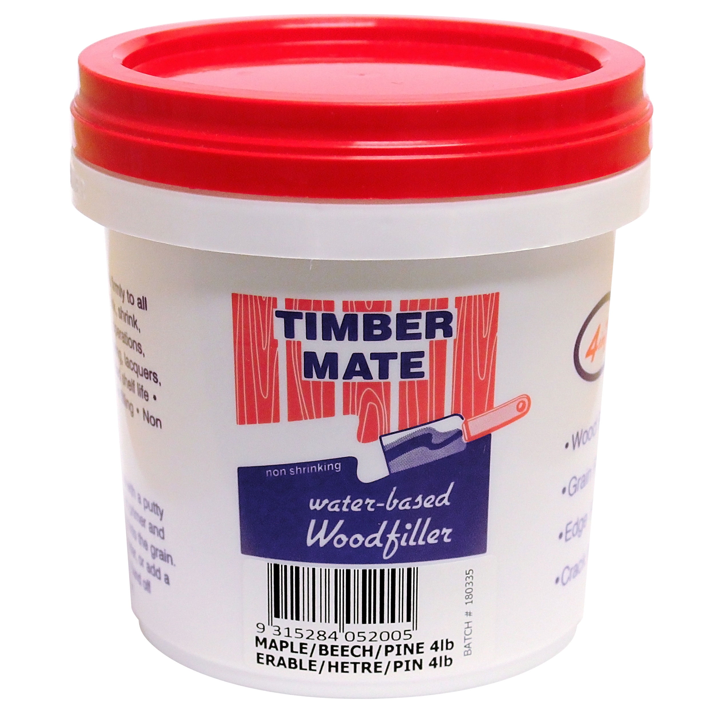 Timbermate Wood Filler Water Based, 4 Pounds, Maple/Pine - Walmart.com