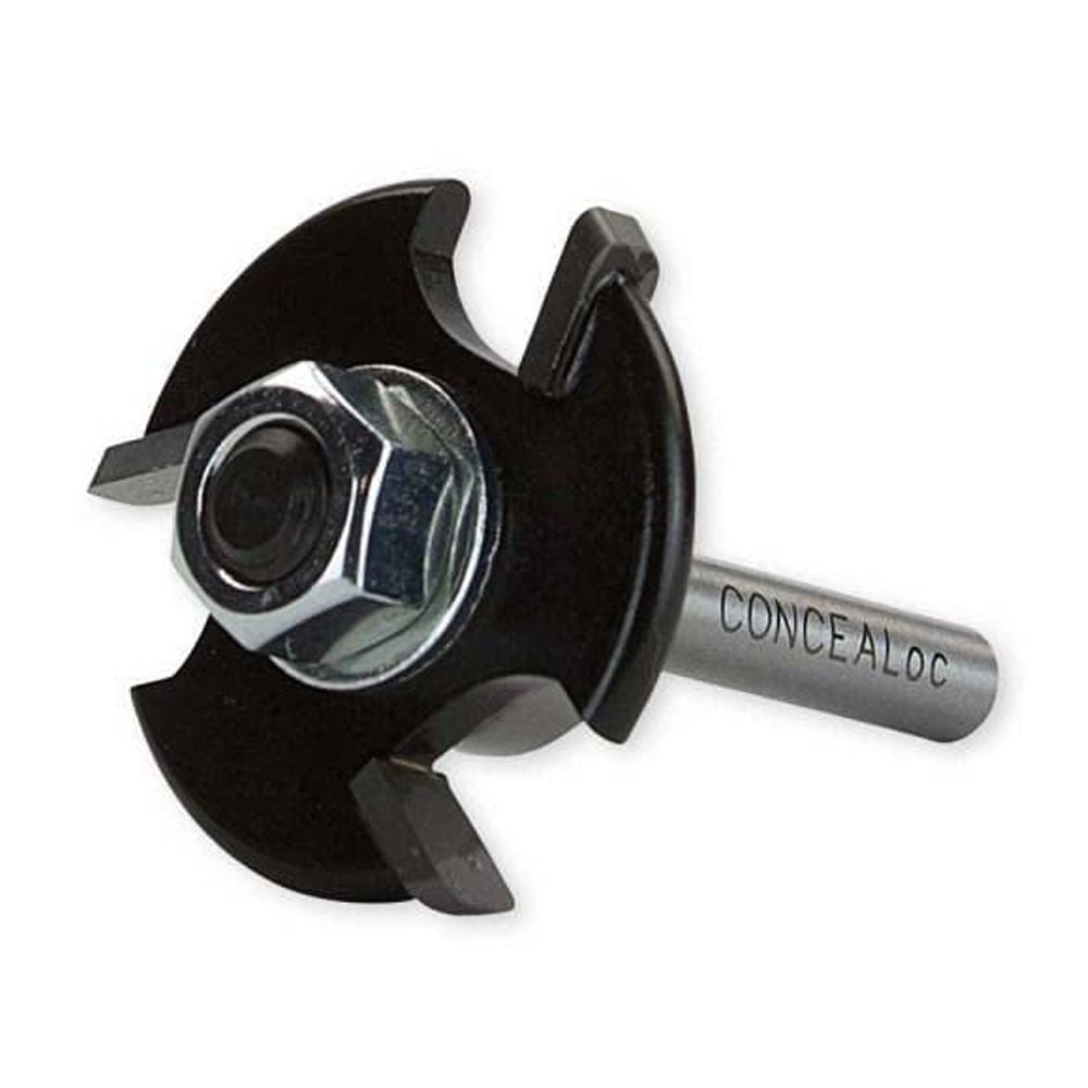Timbertech CONCEALoc Groove Cutting Router Bit for use with CONCEALoc ...