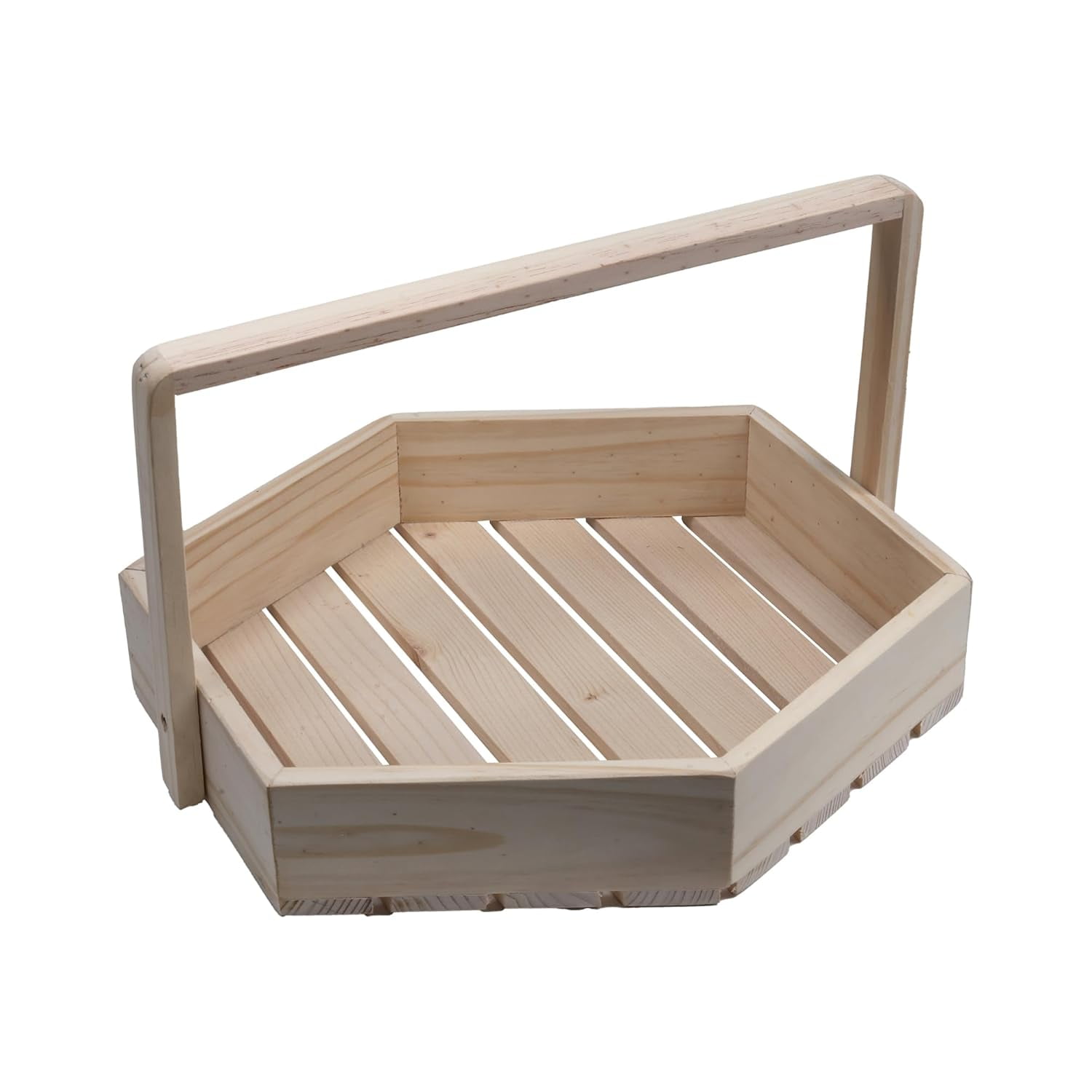 Timberz Wooden Gift Basket Empty Gift Hamper Basket for Gifting Packing ...