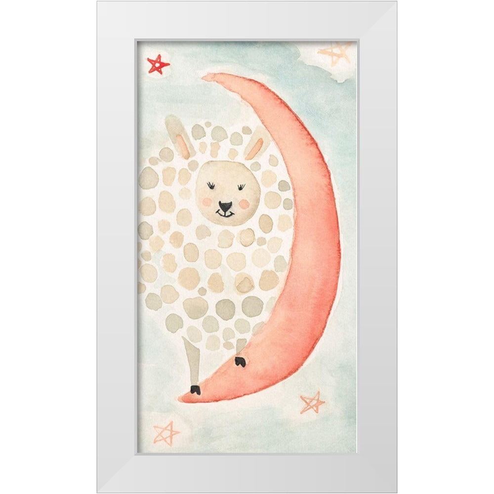 Timbrook, Natalie 19x32 White Modern Wood Framed Museum Art Print ...