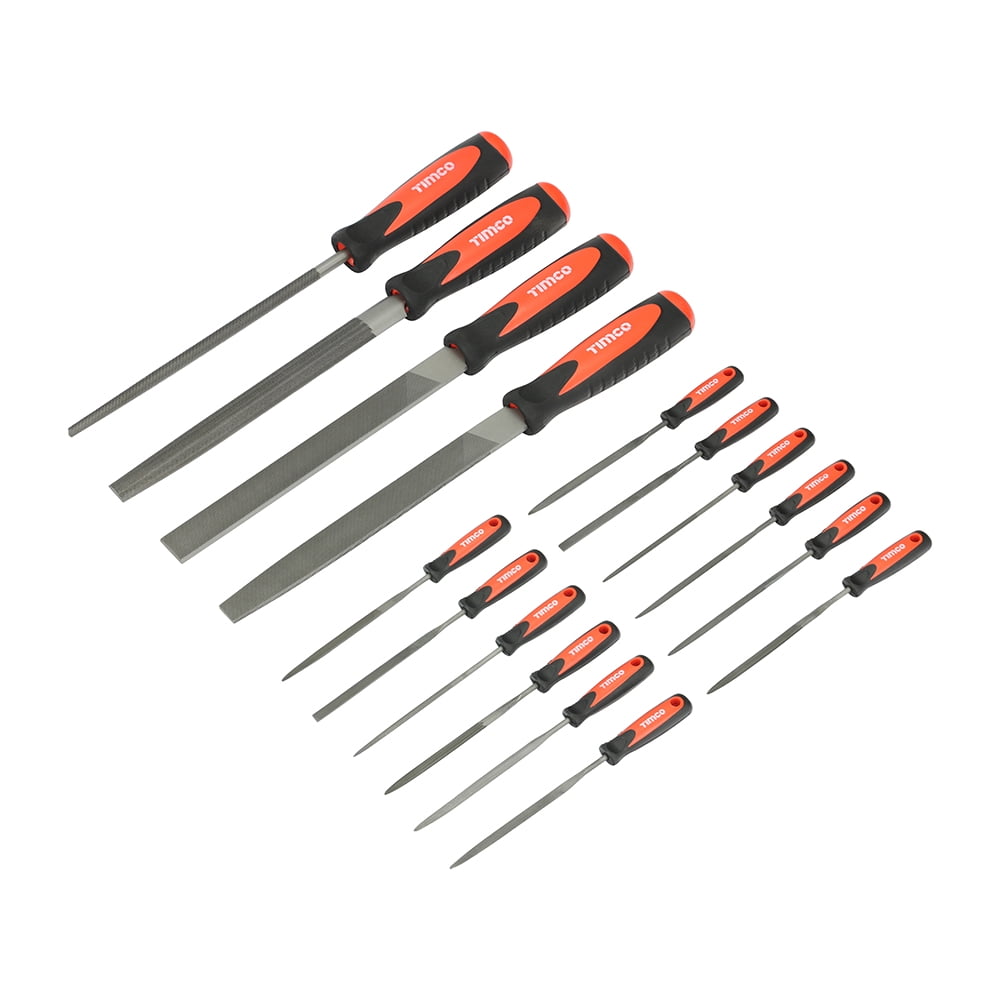 Timco - File & Rasp Set (Size 16pcs - 16 Pieces) - Walmart.com
