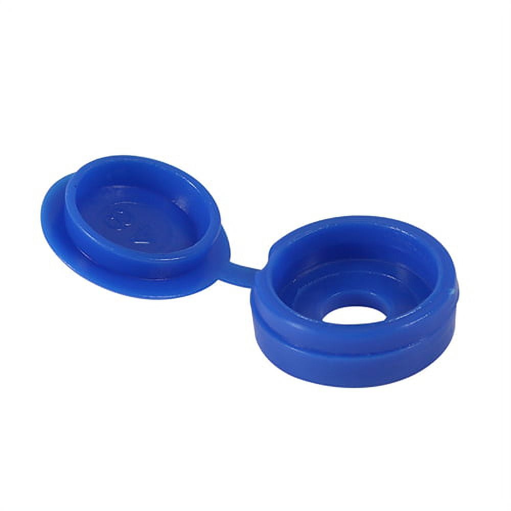 Timco - Hinged Screw Caps - Small - Blue (Size To fit 3.0 to 4.5 Screw ...
