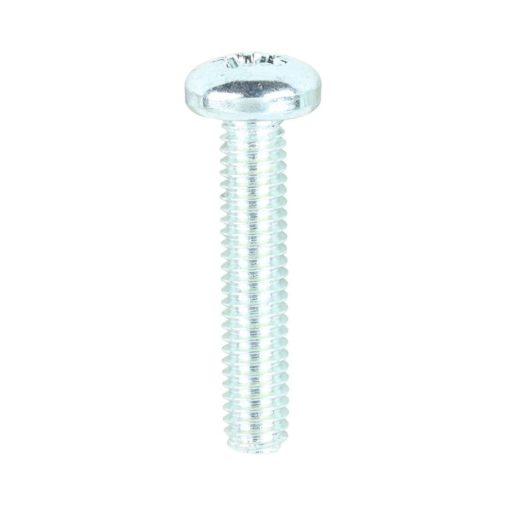 Timco - Metric Threaded Machine Screws - PZ - Pan Head - Zinc (Size M4 ...