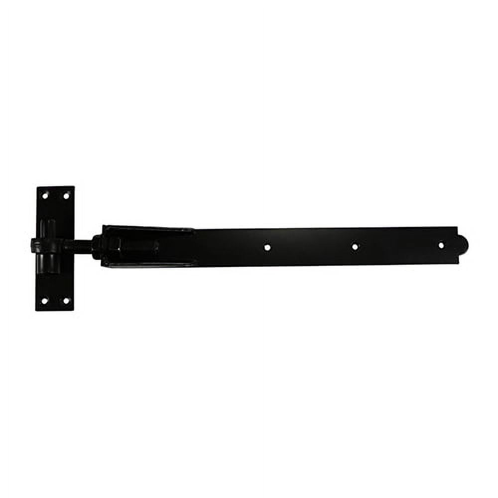Timco - Pair of Adjustable Band & Hook on Plates - Black (Size 450mm ...