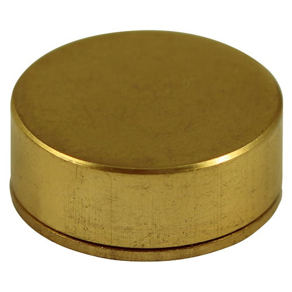 Timco - Threaded Screw Caps - Solid Brass - Polished Brass (Size 16mm ...