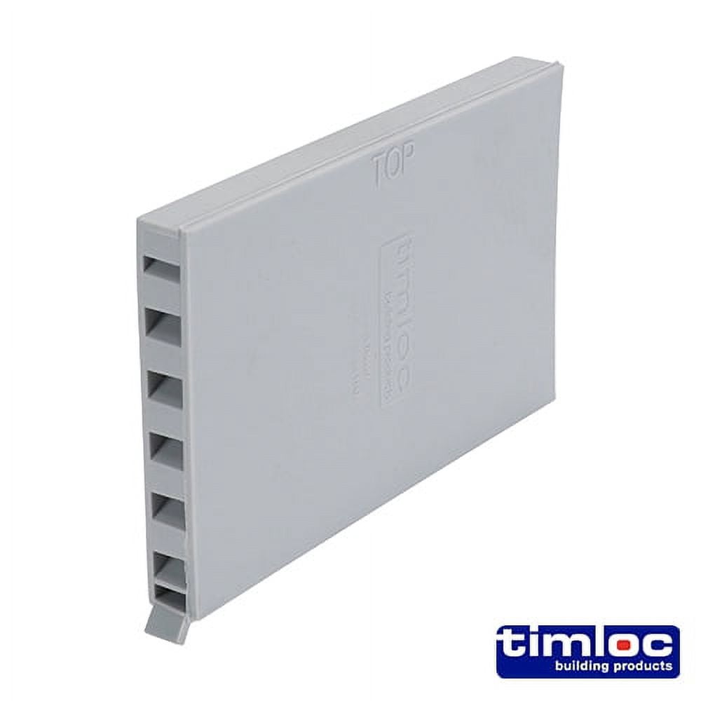 Timco - Timloc Cavity Wall Weep Vent - Grey - 1143GR (Size 65 x 10 x ...