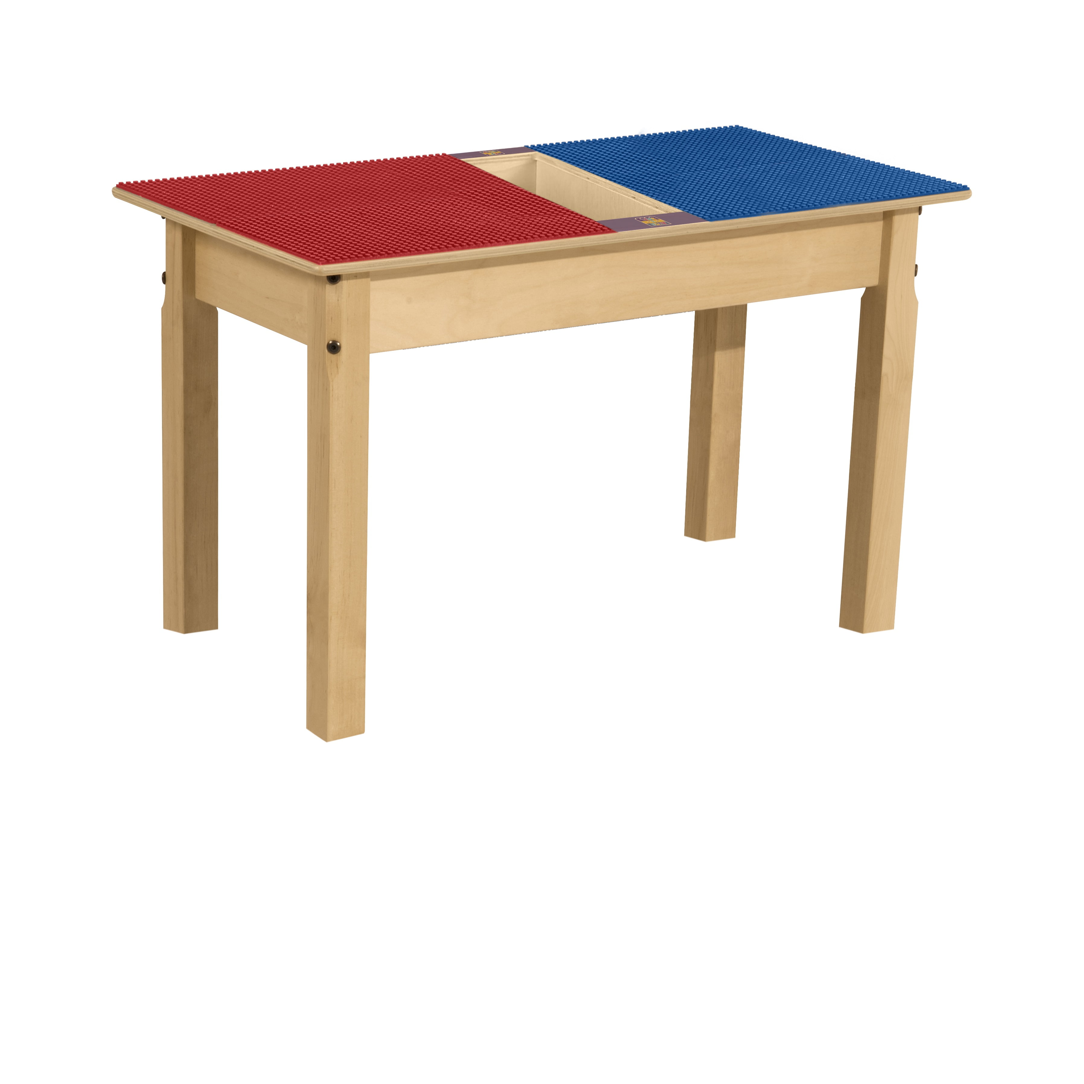 "Time-2-Play 35""W Children's Red & Blue Lego-Compatible Activity Play ...