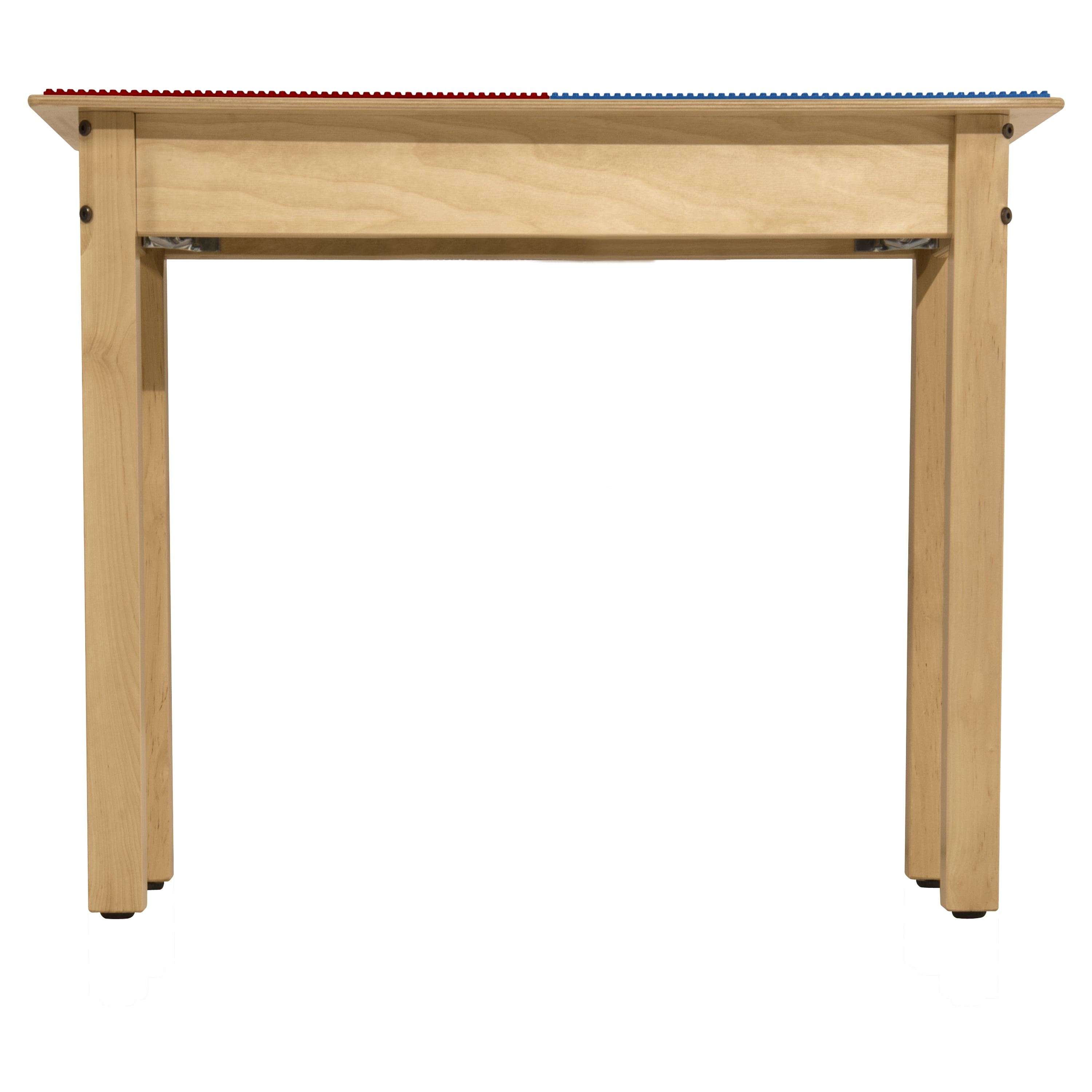 Time-2-Play Montessori Hardwood 35" Red N Blue Lego Compatible Table ...
