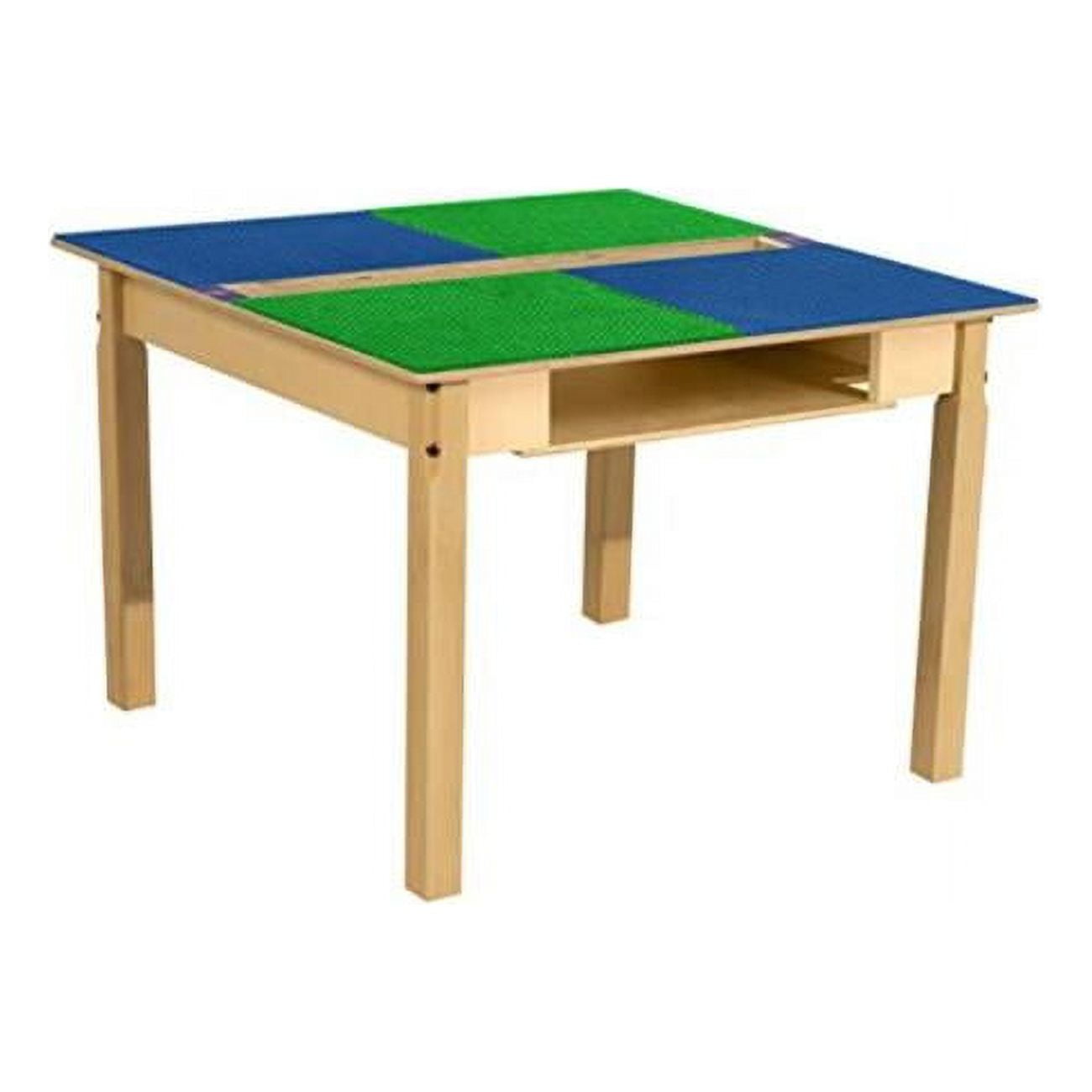 Time-2-Play TPSQTS20-PBG Square Play Table with Trough, Shelf & 20 in ...