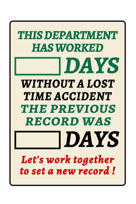 Time Accident Sign Aluminium Metal Signs Funny Yard Sign Outdoors ...