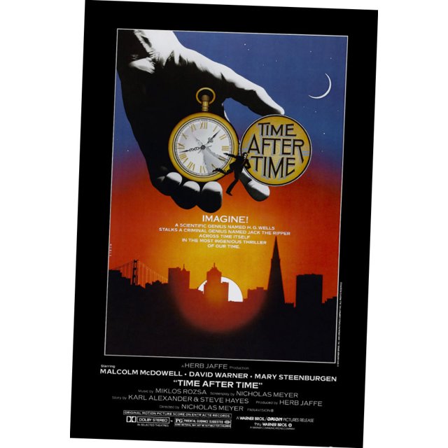 Time After Time Movie Poster Reprint 27Inx40In for any room 27x40 ...